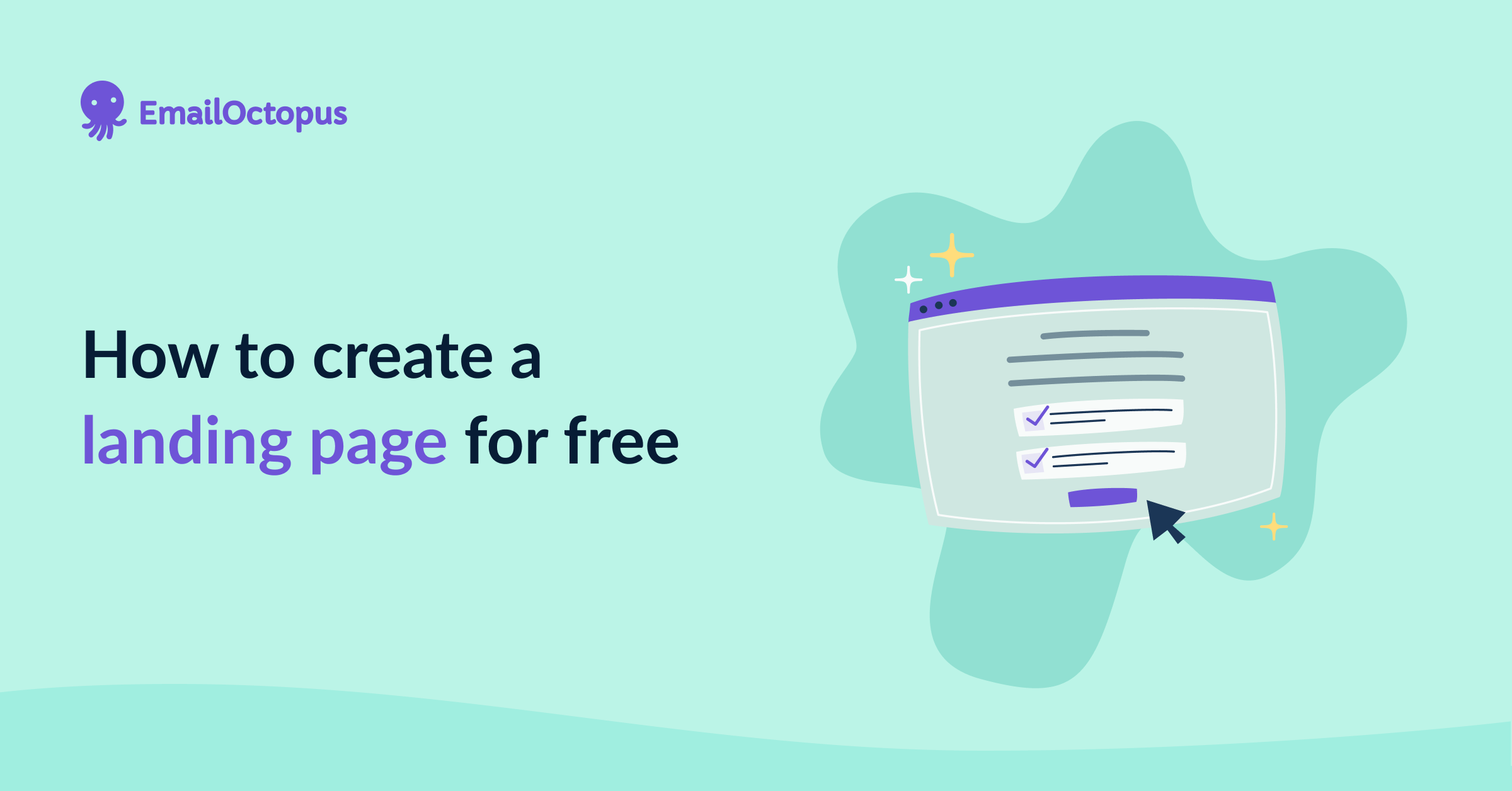 How to create a landing page for free | The EmailOctopus Blog